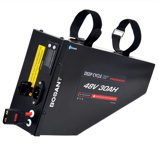 48V 30Ah Triangle Lithium Battery with Metal Case | Booant